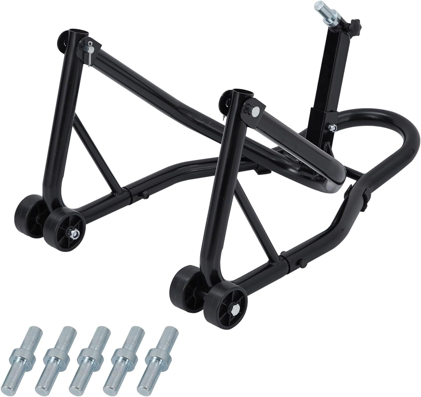 EastVita Motorcycle Rear Wheel Stand - Lift Jack with U Fork Swingarm ...