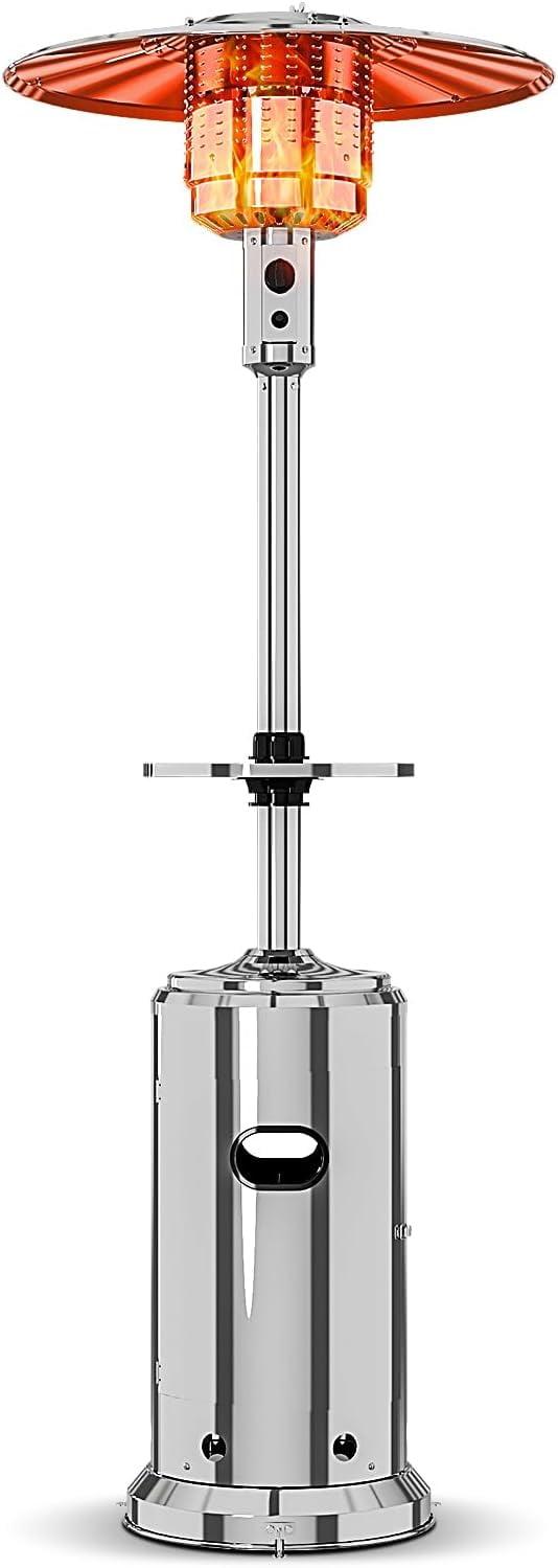 EastVita Outdoor Heater 48,000 Portable Outdoor Heater With Patio Cover ...