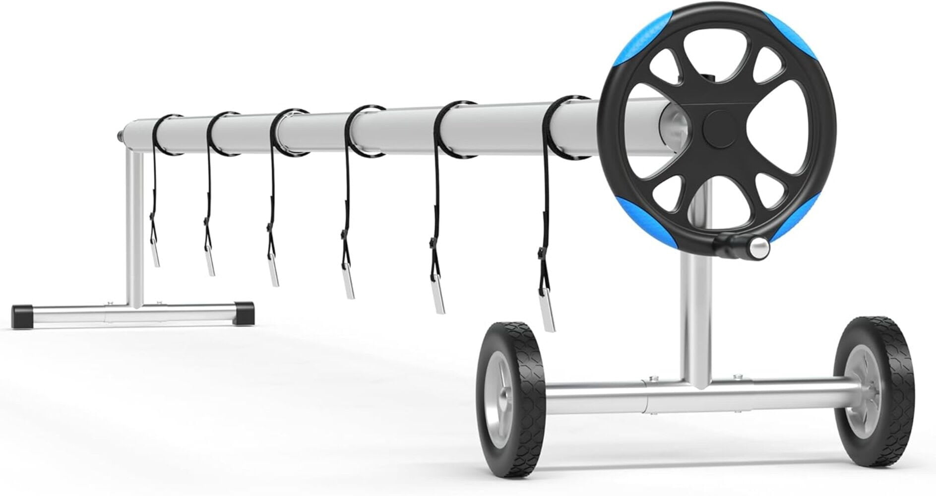 EastVita Pro Aluminum Pool Cover Reel/Hand Shaken-Style Single-Handle ...