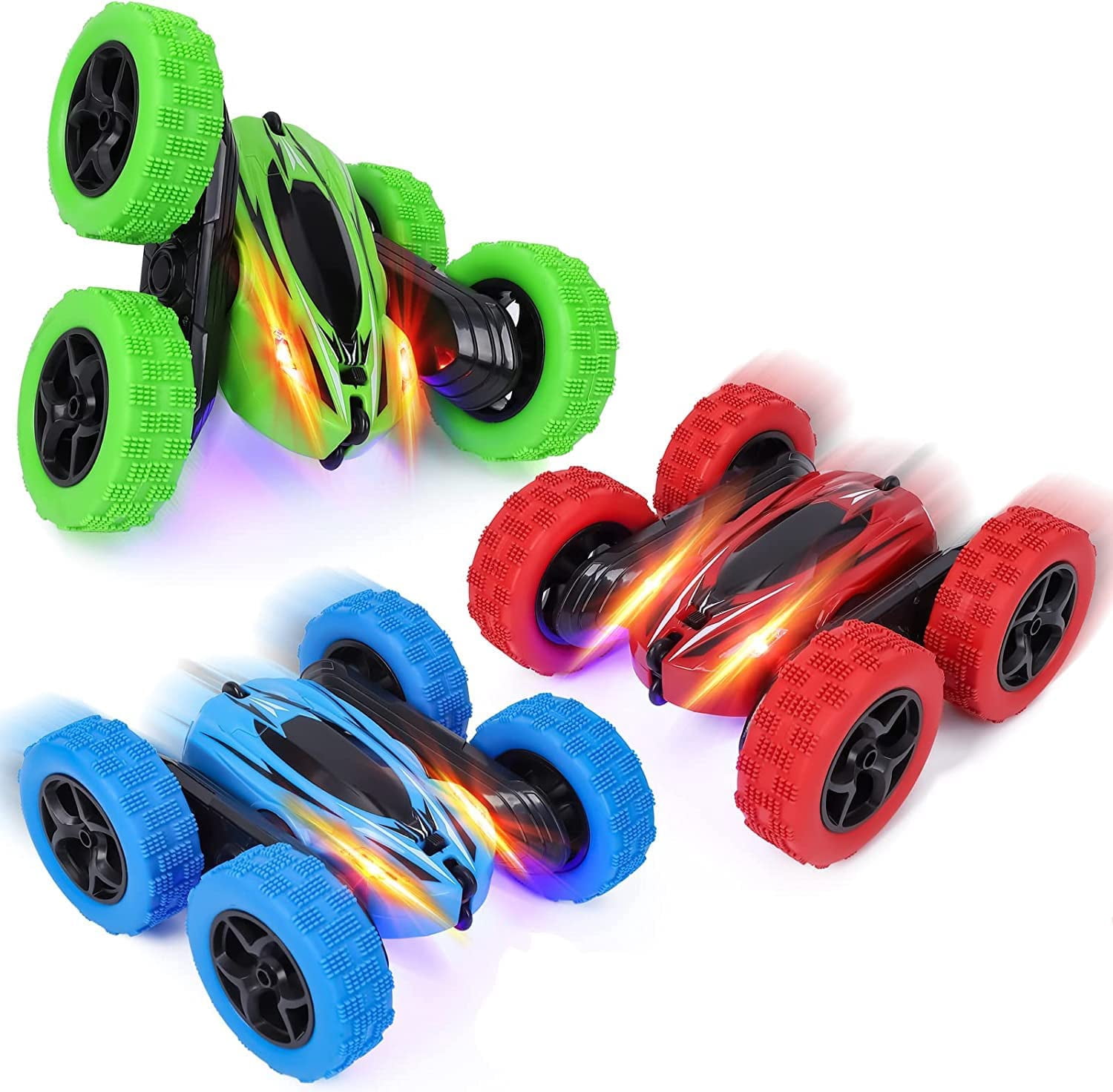 EastVita Remote Control Car Double Sided 360° Flips RC Stunt Cars with ...