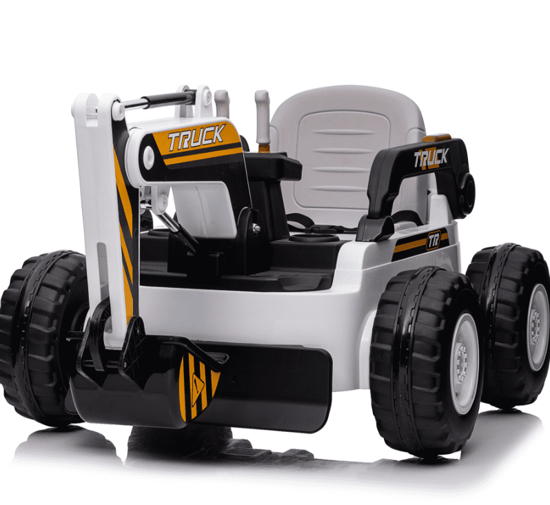 EastVita Ride On Excavator for Kids, 4WD Electric Excavator Toy, 12V ...