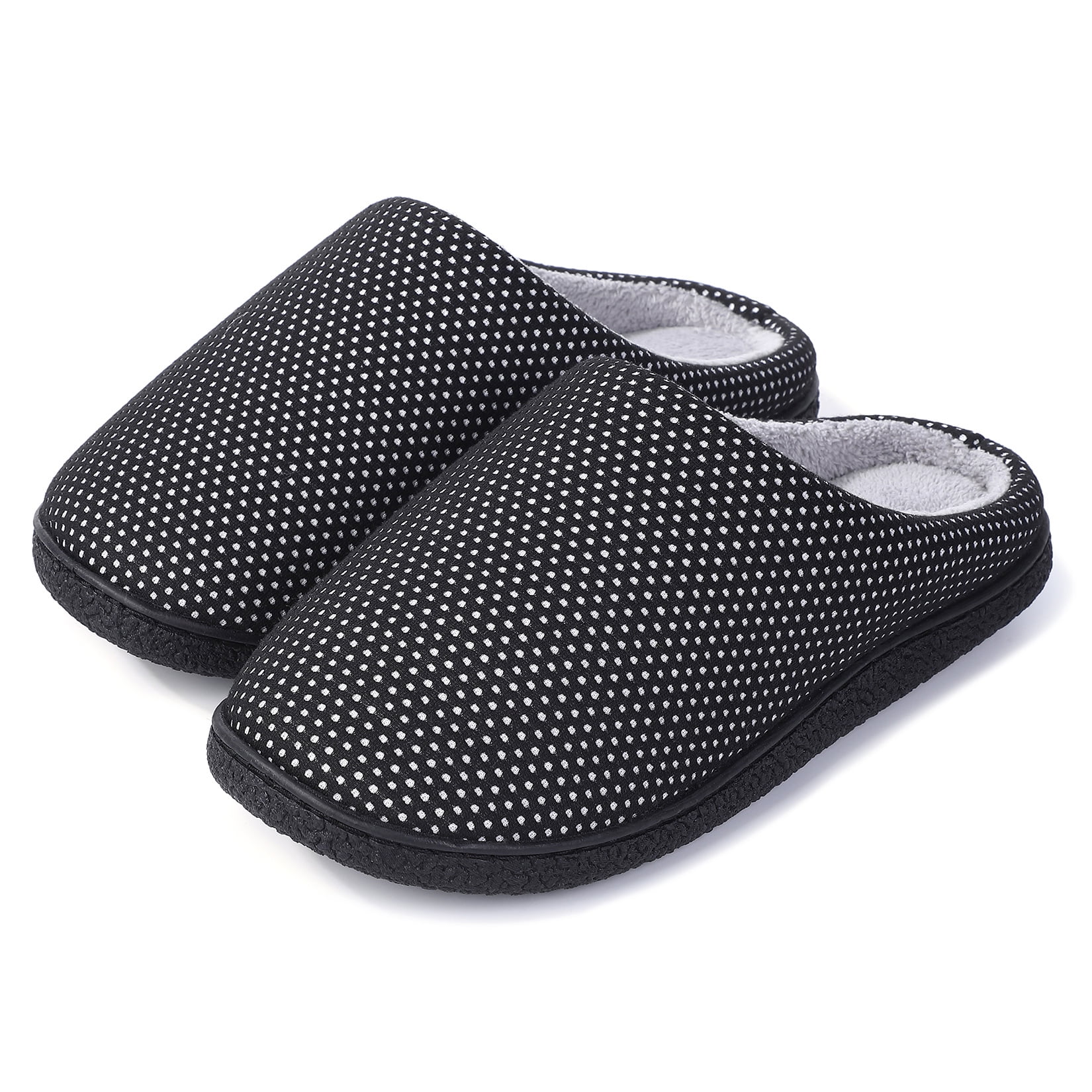 EastVita Slippers for Men and Womens Cozy Memory Foam Slippers Two-Tone ...