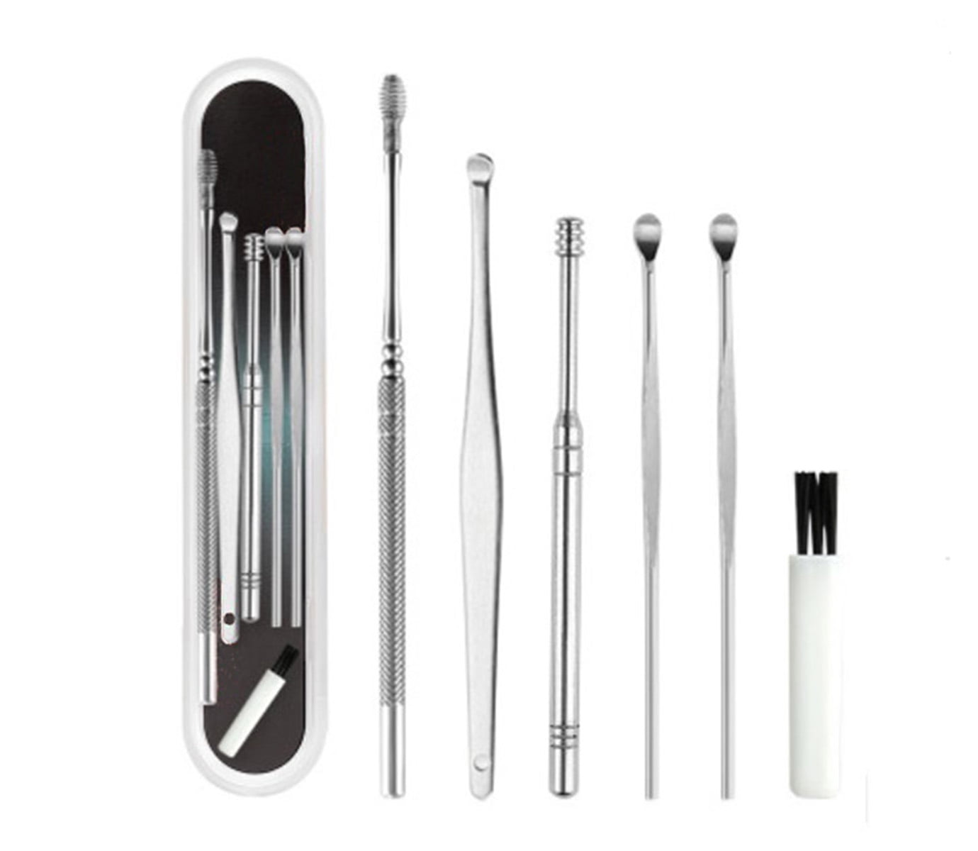 EastVita Stainless Steel Ear Pick Wax Remover Curette Ear Cleaner ...