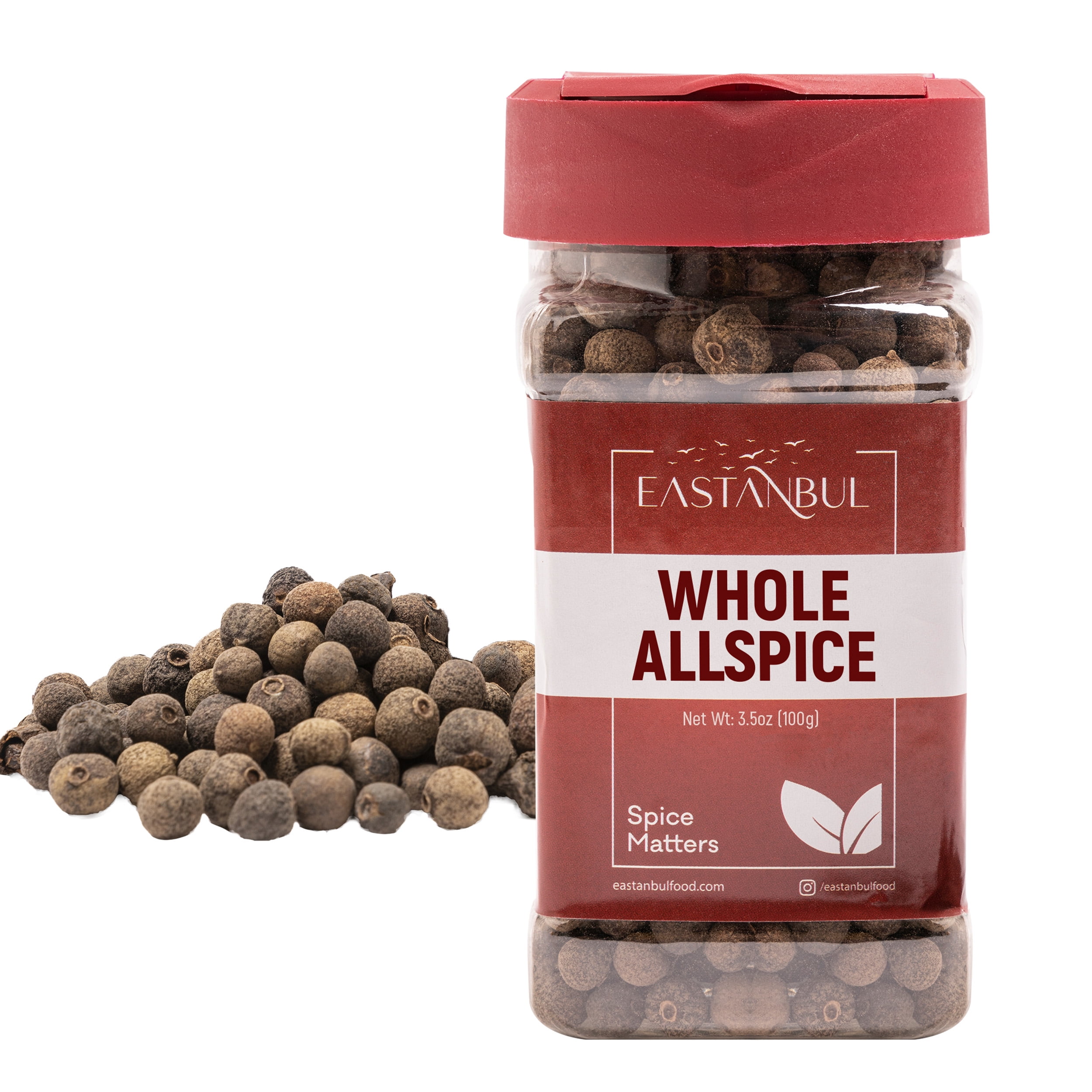 Eastanbul Allspice Berries Whole, Pimento Seeds, Cinnamon Nutmeg Clove Flavor, 3.5oz - Walmart.com