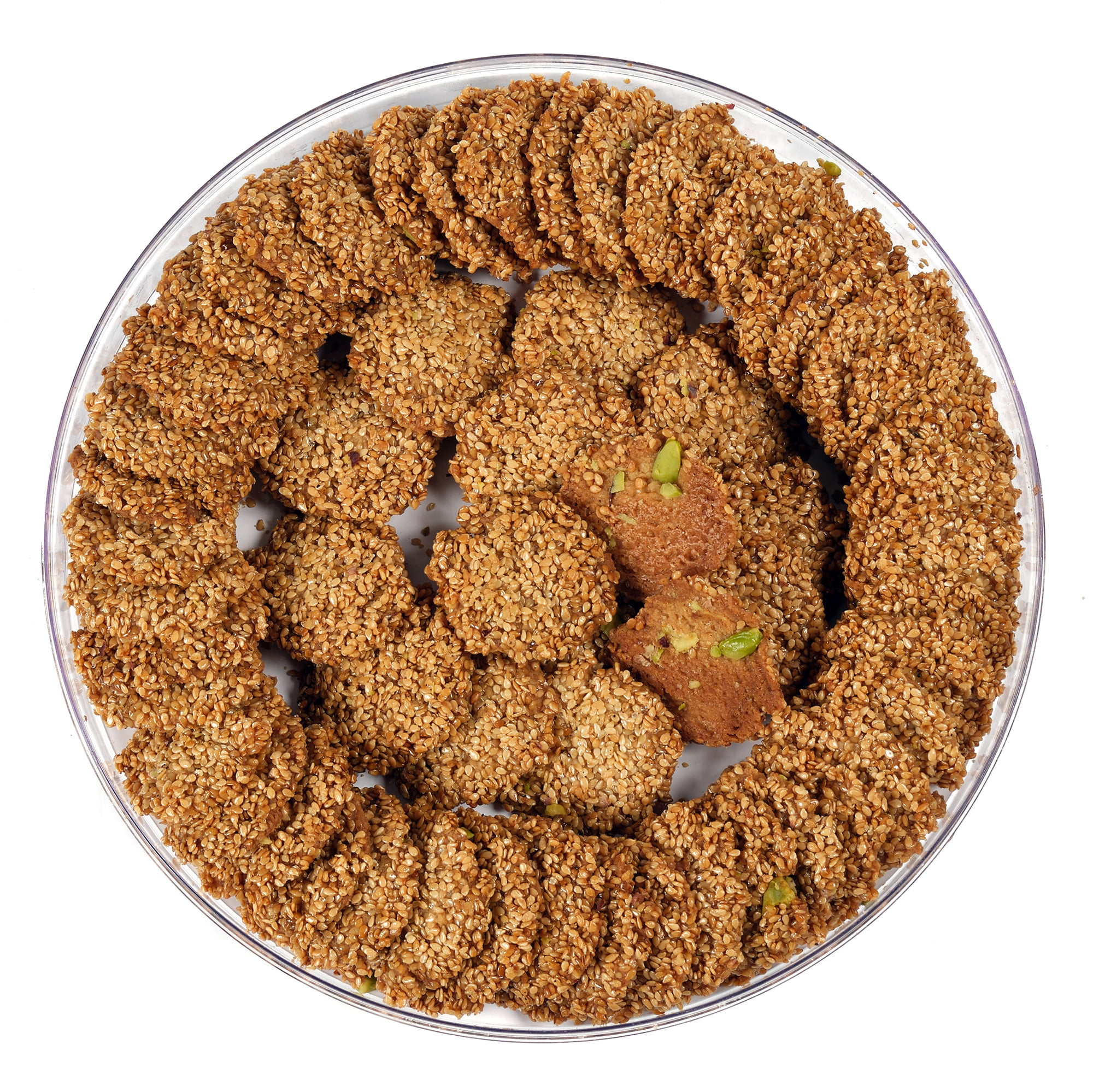Eastanbul, Barazek Cookies, 12.35oz, Sesame Pistachio Lebanese Sweets ...