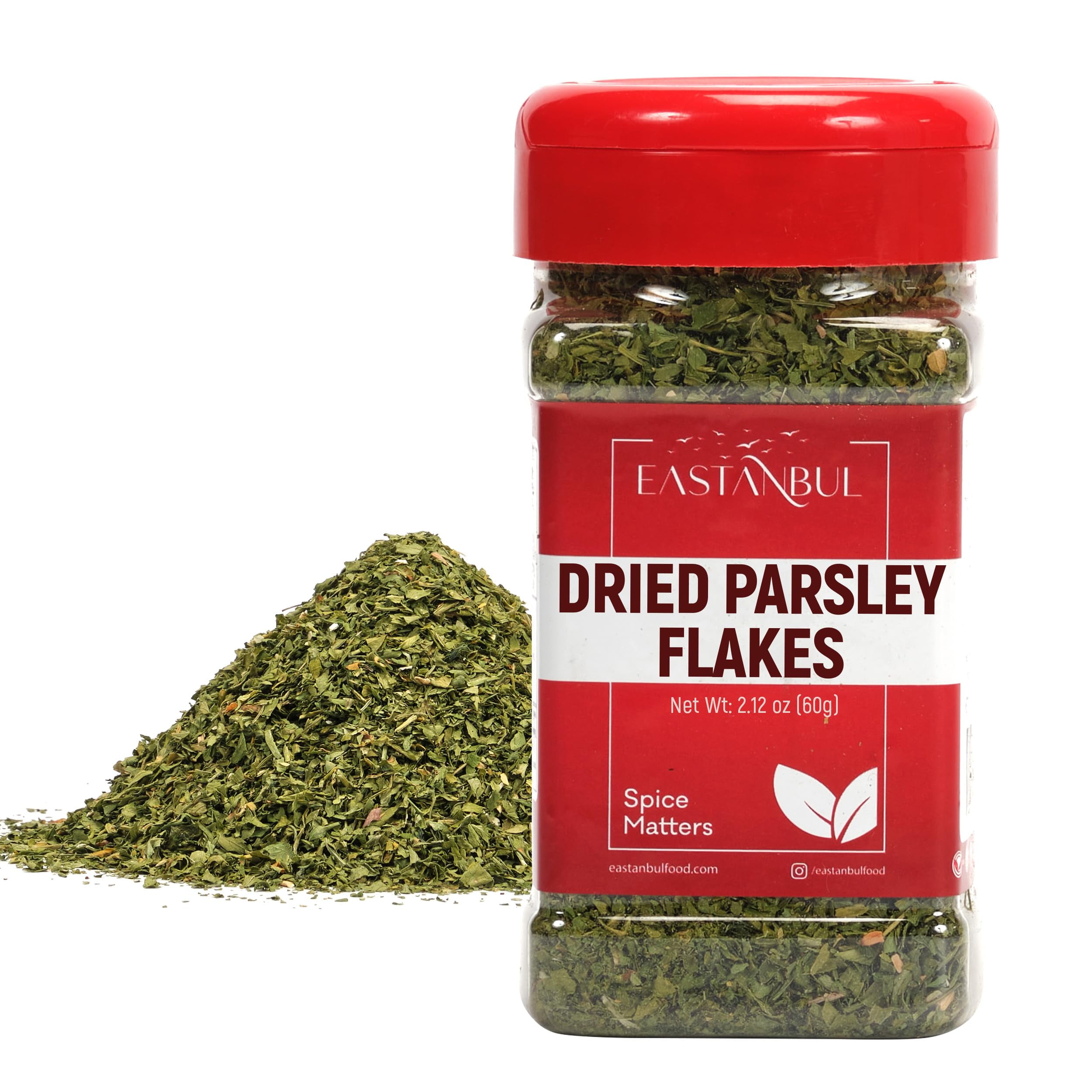 Eastanbul Flakes, 2.12oz, ESF27 Dried Parsley, Dried Flakes for Cooking ...