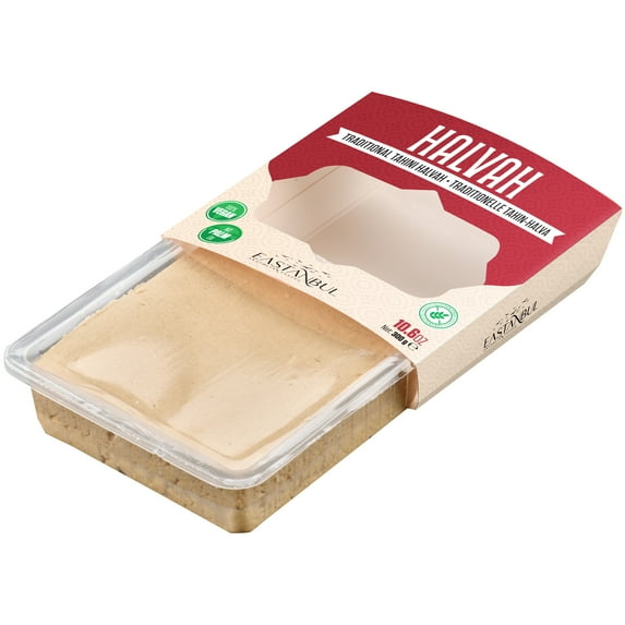 Eastanbul Halvah, Turkish Halva, Tahini Halva, Plain Tahini Halvah Candy, 10.6oz - Walmart.com
