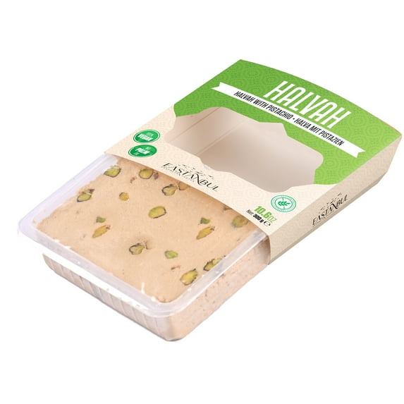 Eastanbul Halvah with Pistachio, Turkish Halva, Tahini Halvah, Halva ...