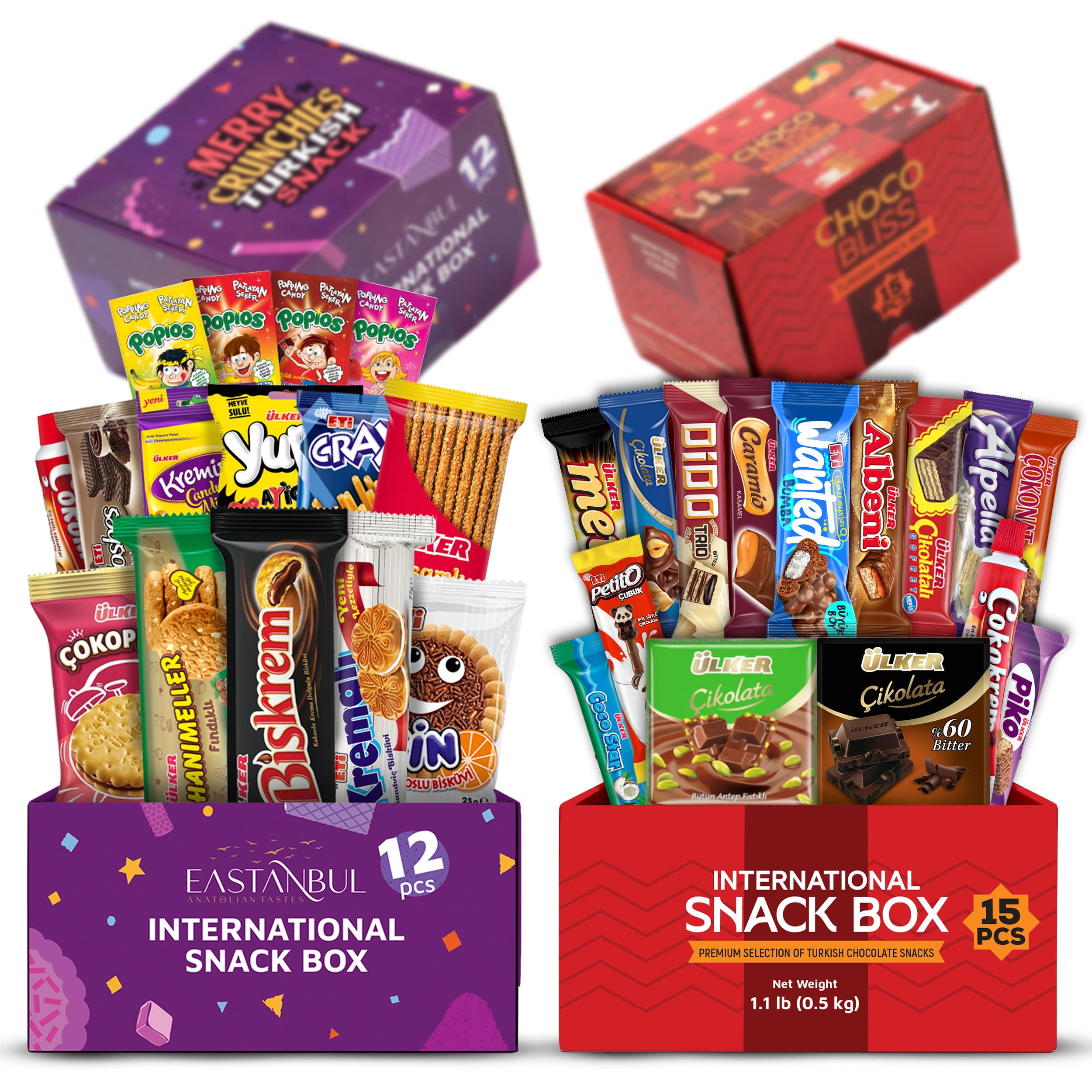 Eastanbul International Snack Box Gift, 27 Foreign Snack and Chocolate ...