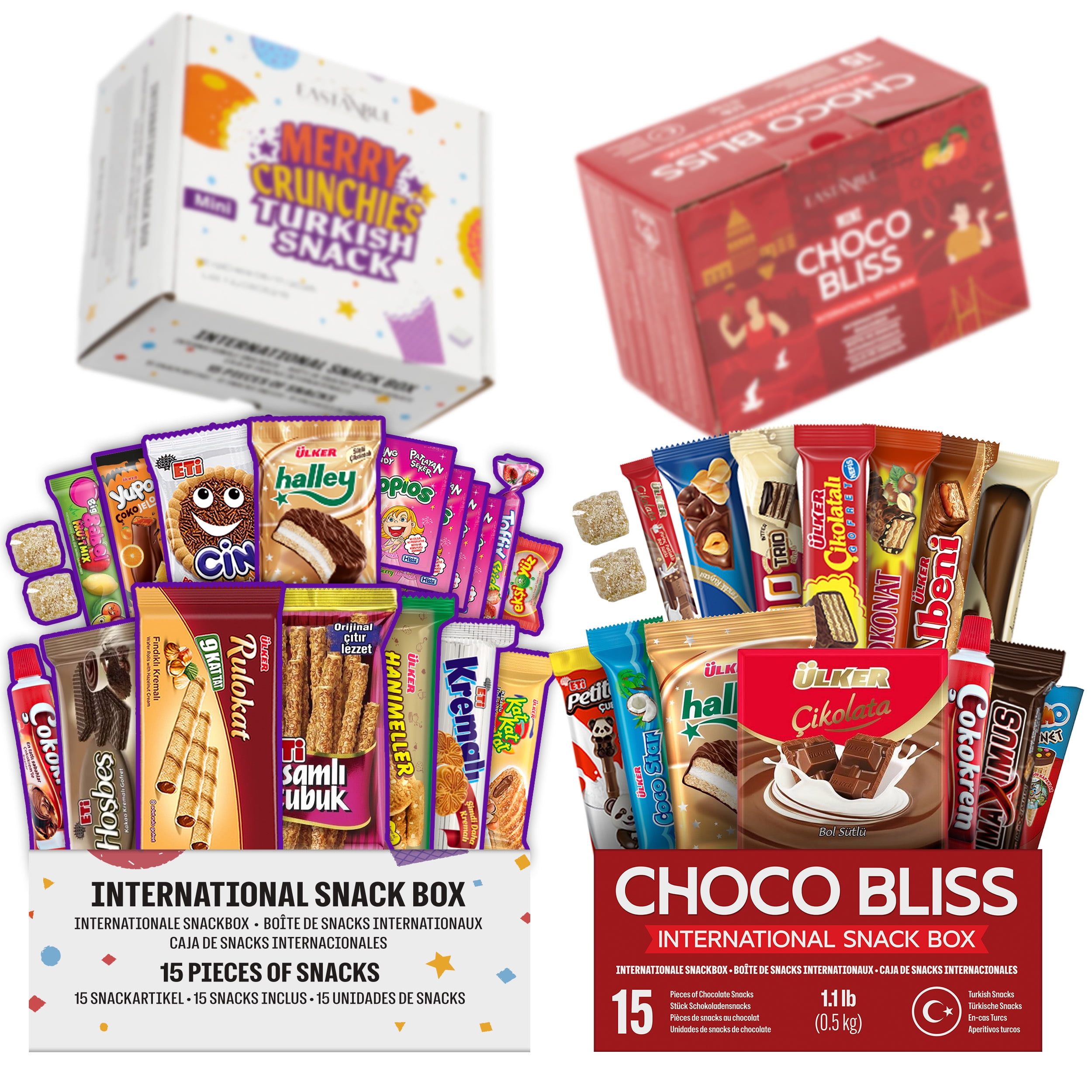 Eastanbul International Snack Box Gift, 30 Foreign Snack and Chocolate ...