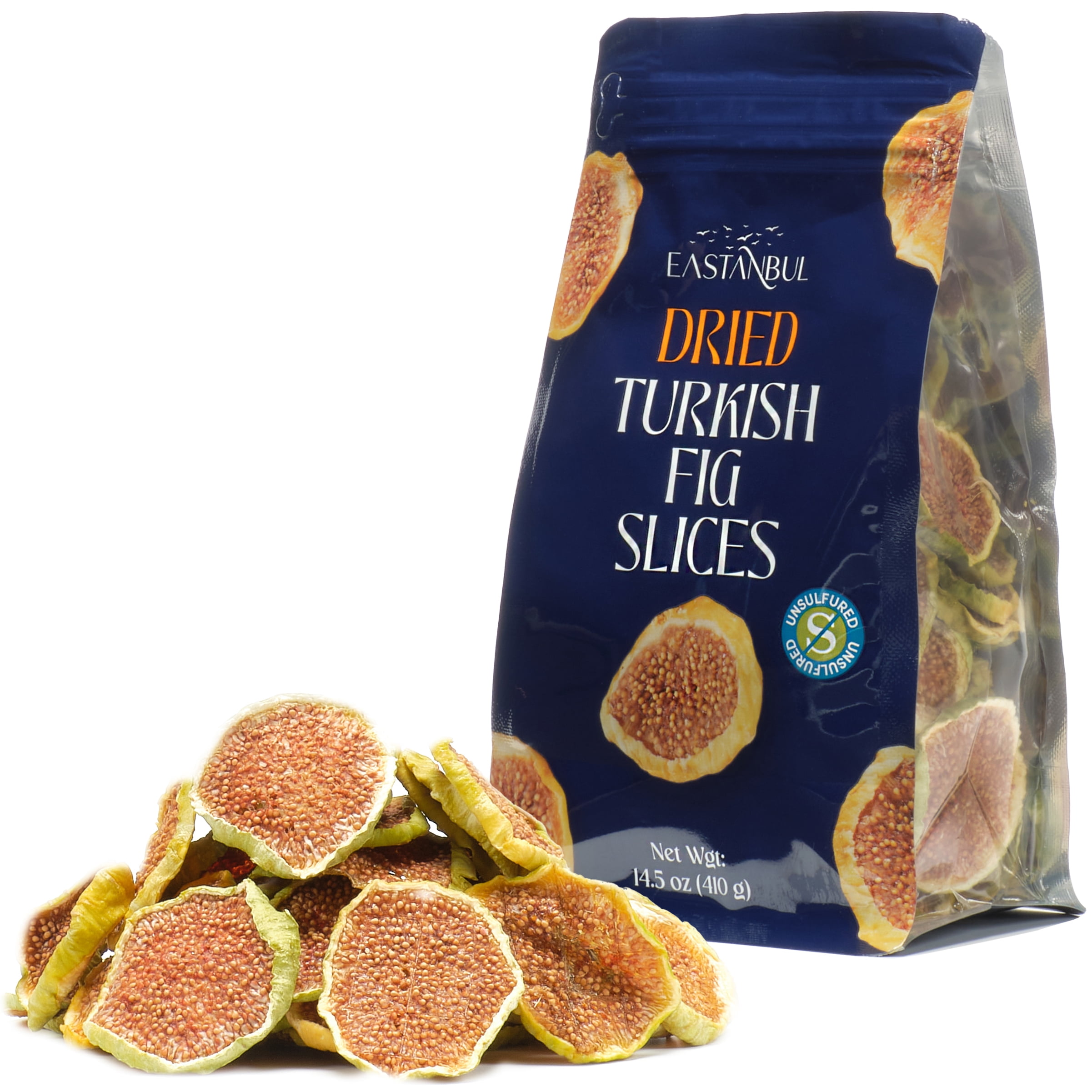 Eastanbul Turkish Dried Figs Slices, Sun Dried Fruit Chips, Vegan, 14 ...