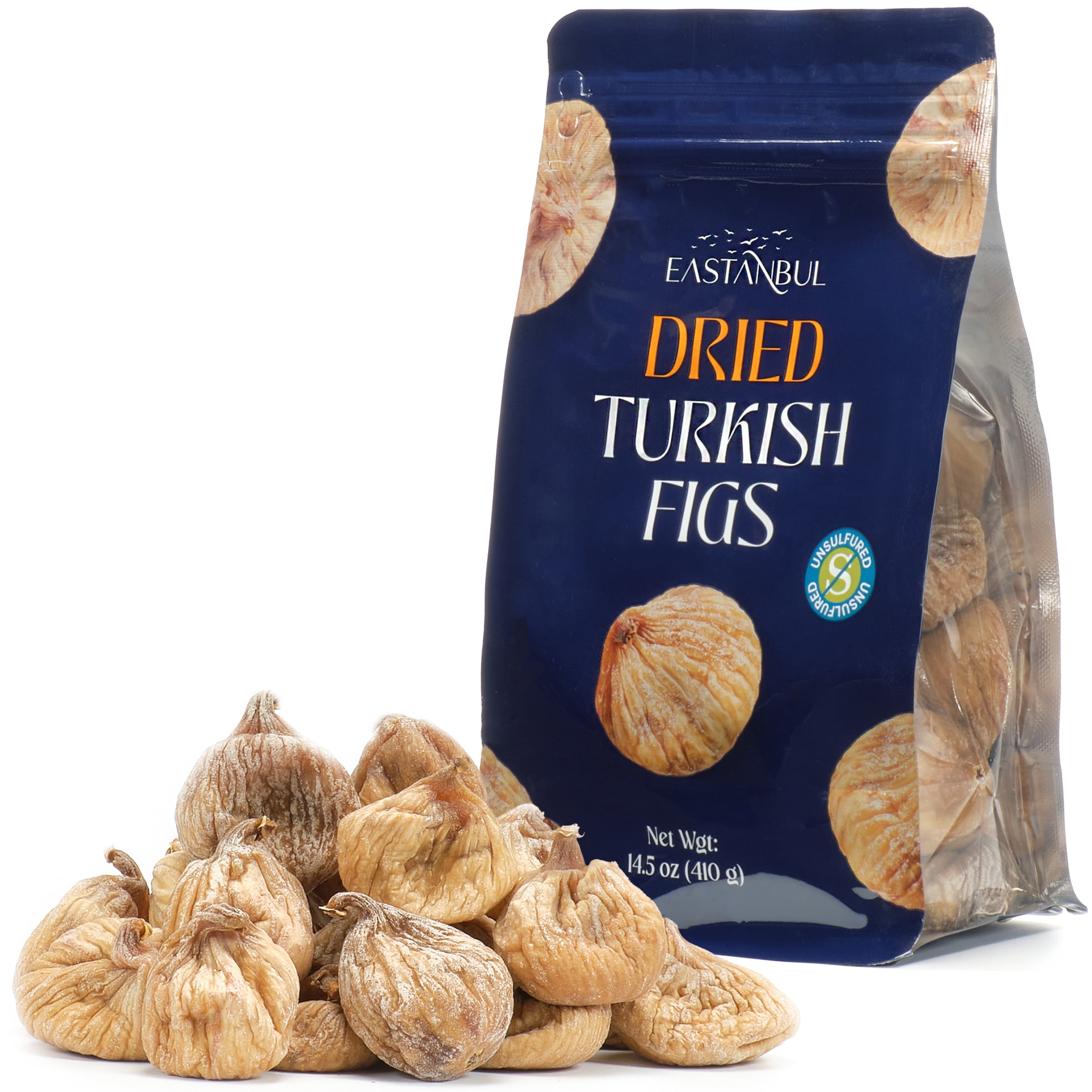 Eastanbul Turkish Dried Figs Whole, Sun Dried Fruit Chips, Vegan, 14 ...