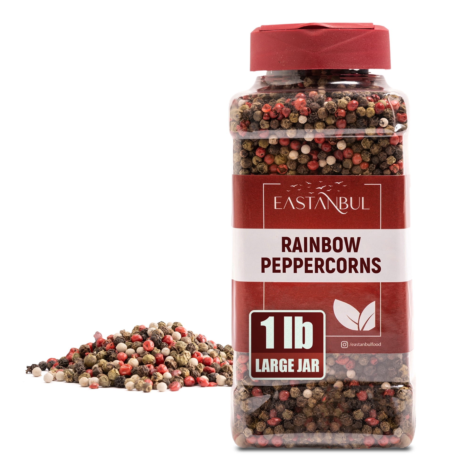 Eastanbul Whole Rainbow Peppercorns for Grinder, Assorted Pepper, Mixed ...