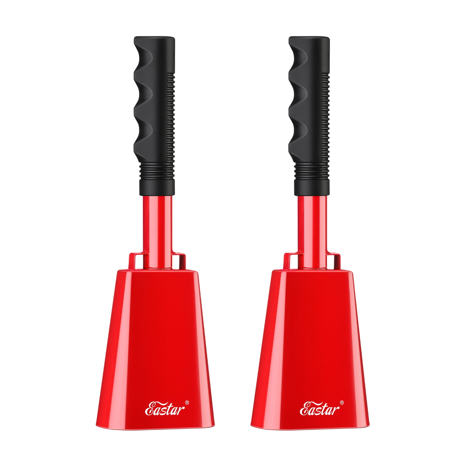 "Eastar Hand Held 2-Pack 10"" Steel Cowbell, Loud Noise Maker for ...