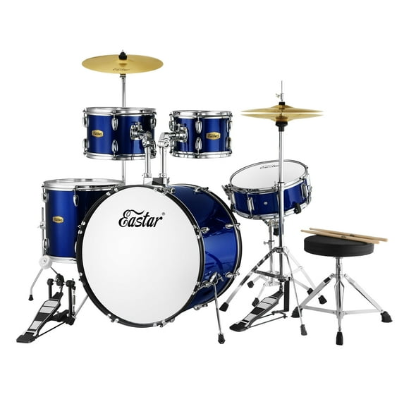 Eastar 22" 5Pcs Adult Size Drum Set for Beginner Starter Complete ...
