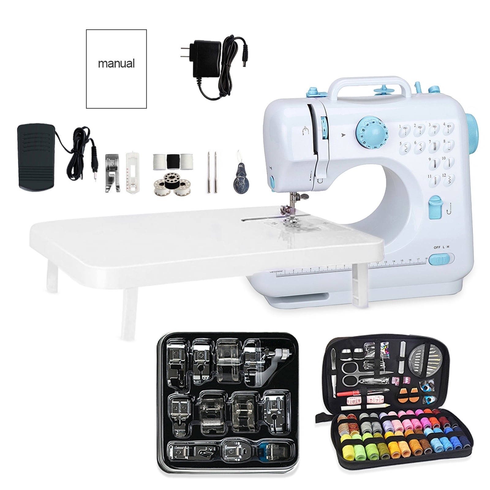 Eastbuy Handheld Sewing Machine with 12 Built-in Stitches Ultimate ...