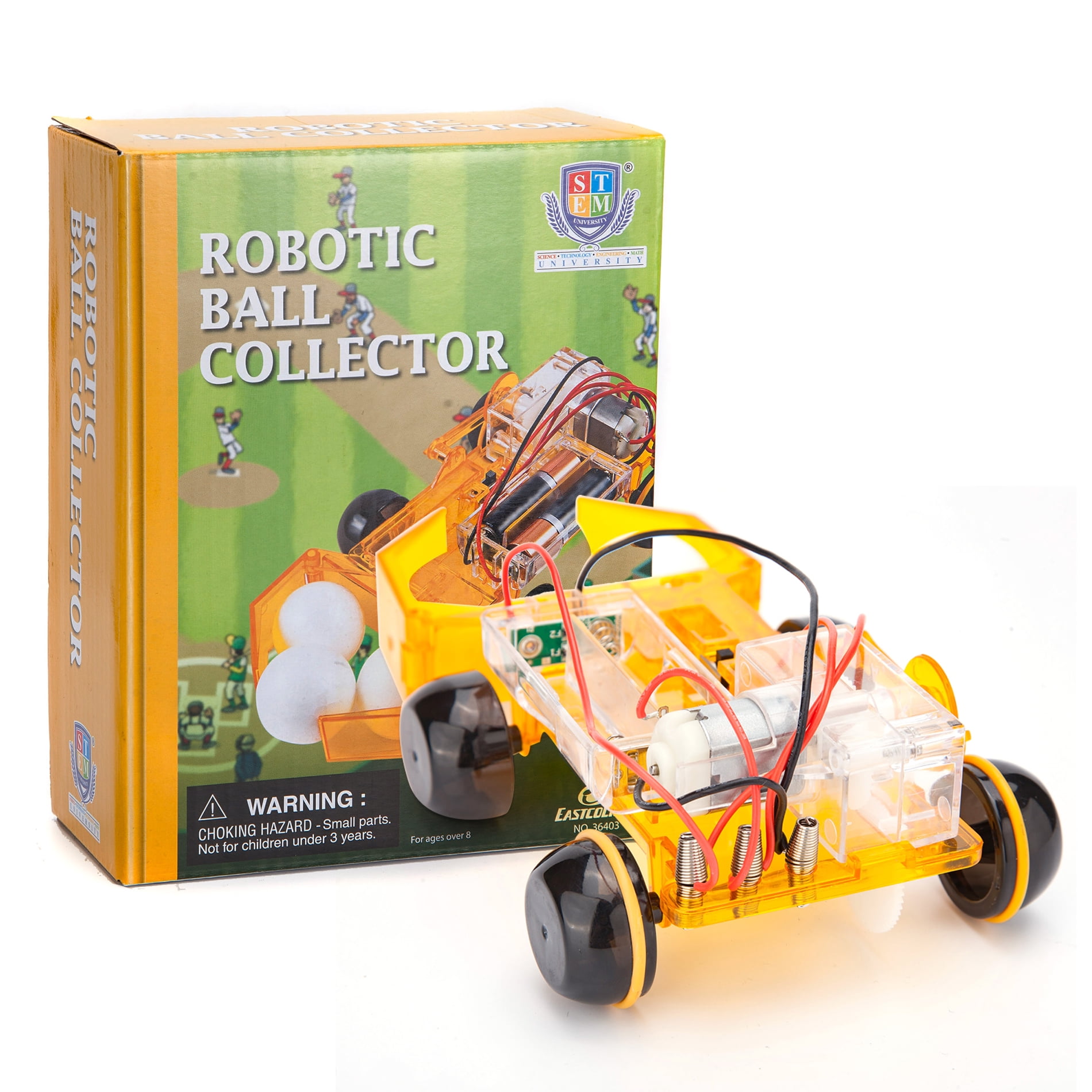 Eastcolight DIY Assembly Robotic Ball Collector Toys for Kids, Ball ...