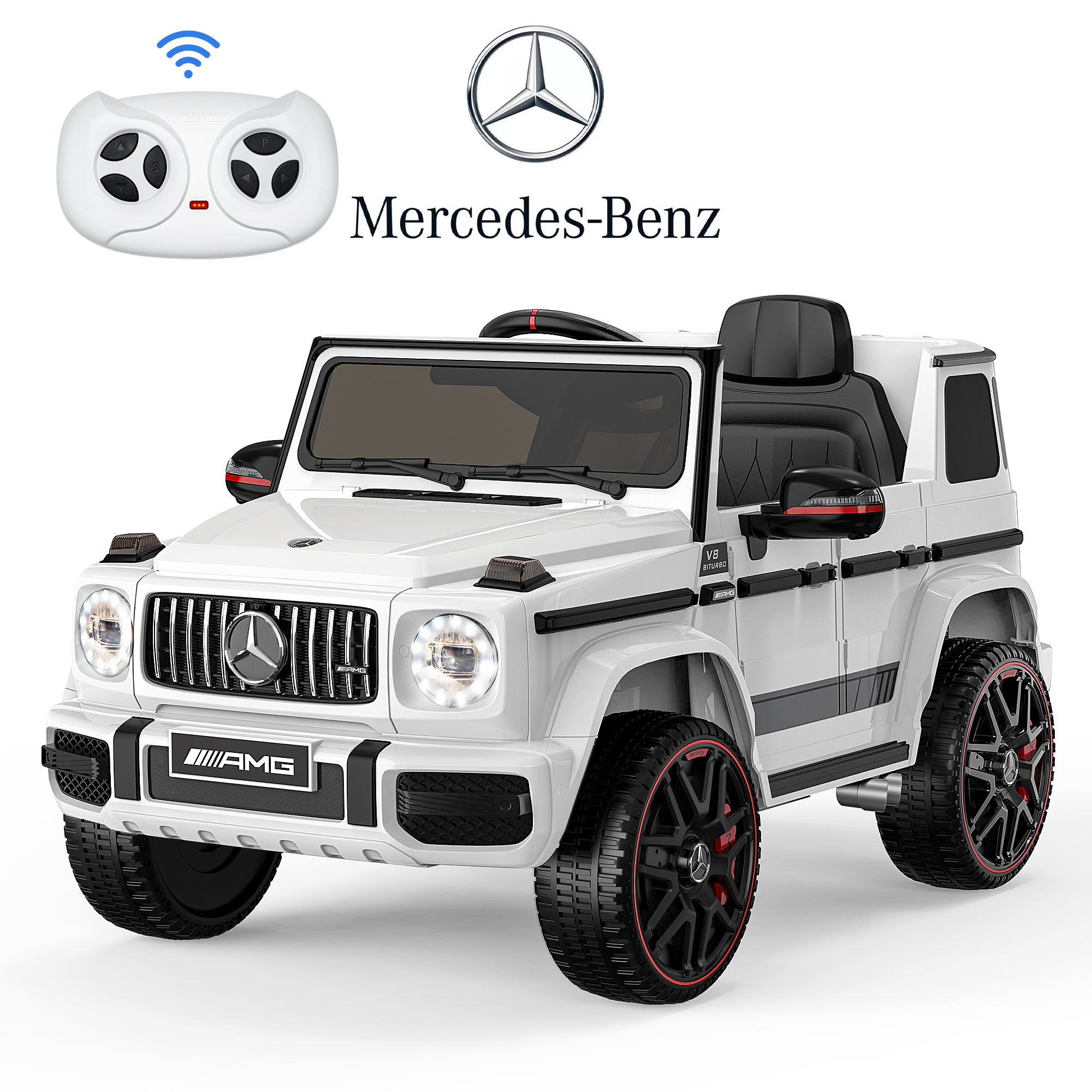 CIPACHO Licensed Mercedes-Benz AMG GTR Dual drive 12V Powered Ride Ons ...