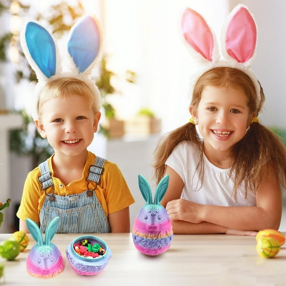 Easter 3D Printed Egg Ornament 20pcs Simulation Animal Inside ...