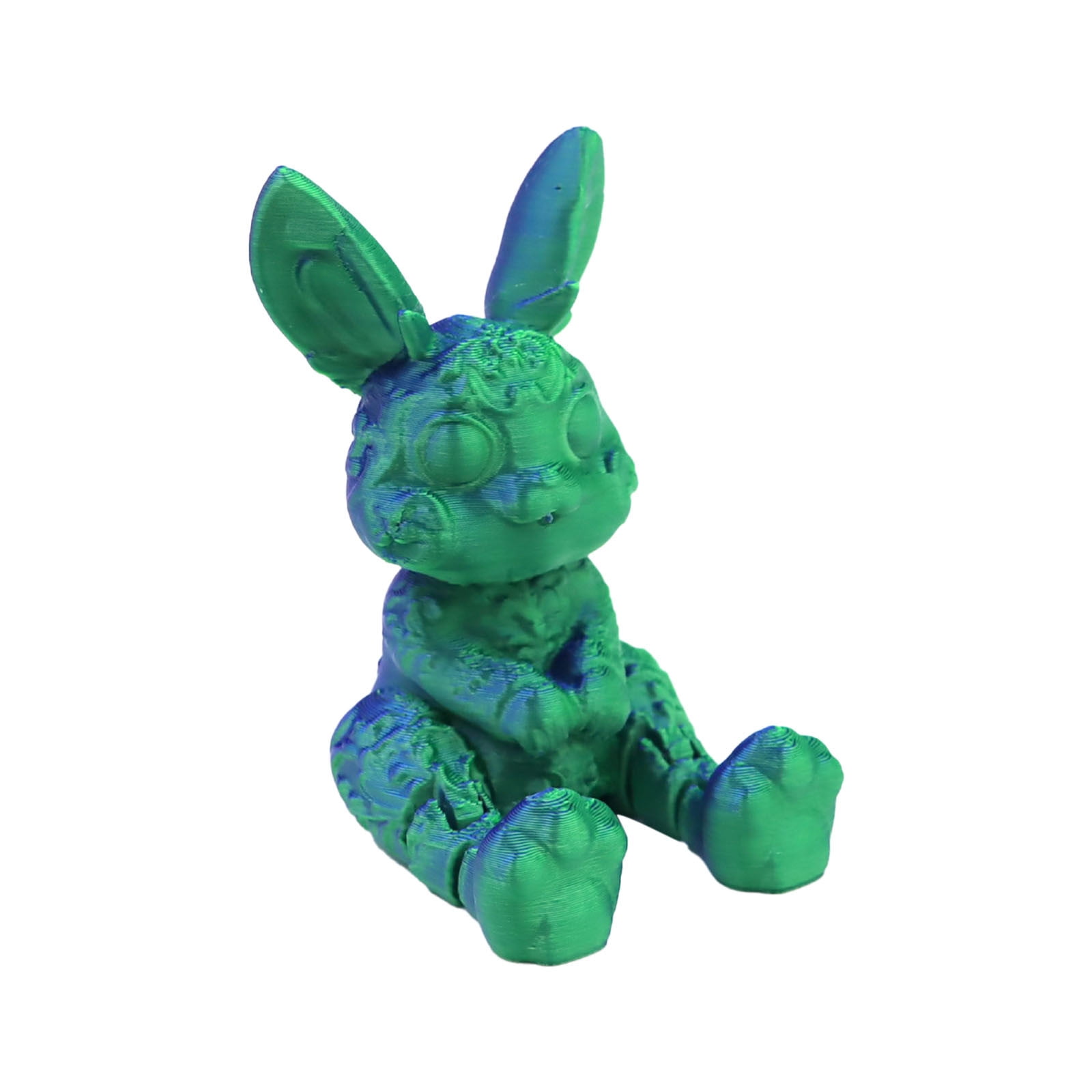 Easter 3D Printed Rabbit Statues and Easter Egg Festival Decorations ...