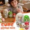Easter 5 Layer Russian Nesting Dolls Rabbit Wooden Dolls Hand Painted ...