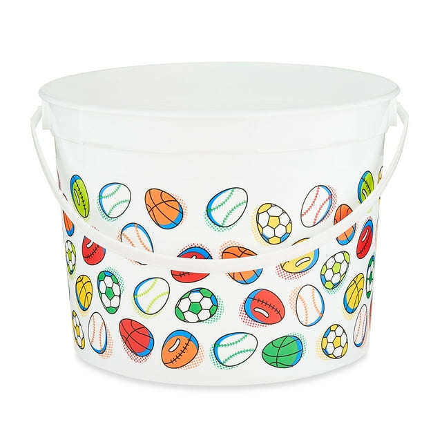 Easter 5-Quart Plastic Easter Bucket, Sports, Way To Celebrate ...