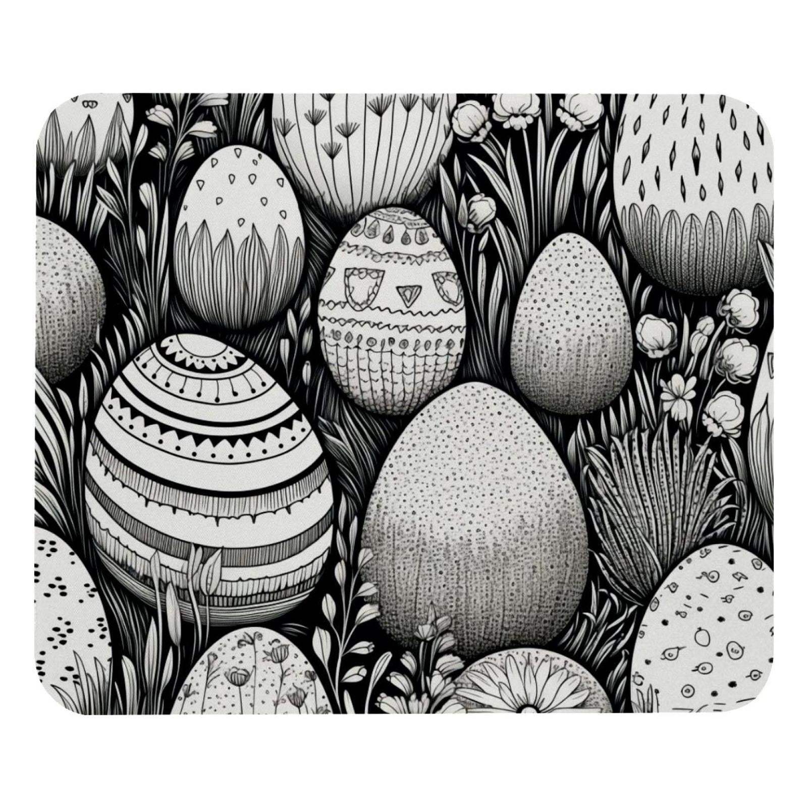 Easter 8.3x9.8 Inch Square Gaming Mouse Pad with Non-Slip Rubber Bottom ...
