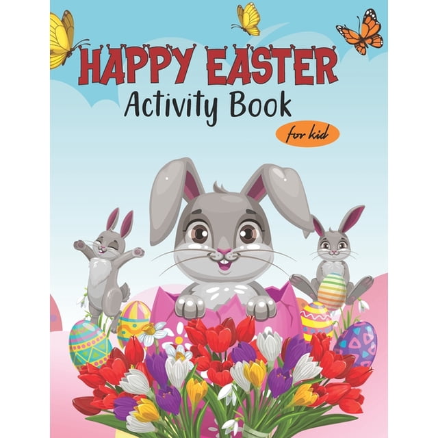 Easter Activity Book For Kids: A Fun Kid Activity book For Learning ...