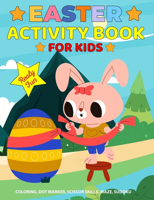 Easter Activity Book for Kids: Big Easter Activity Book for Children ...