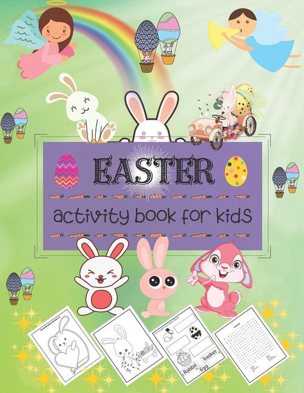 Easter Activity Book for Kids: Scissor Skills, Dot to Dot, Cut and ...