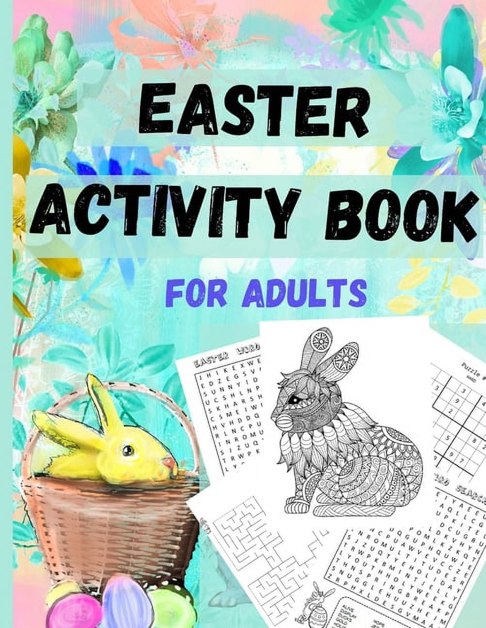 Easter Activity Books: Easter Activity Book for everyone older kids ...
