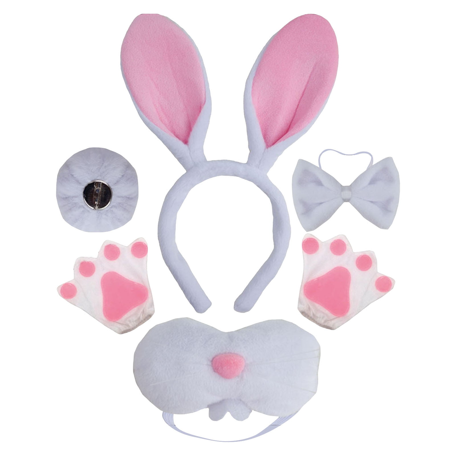 Easter Animal Headband Cute Plush Headdress Bunny Dress Up Set ...