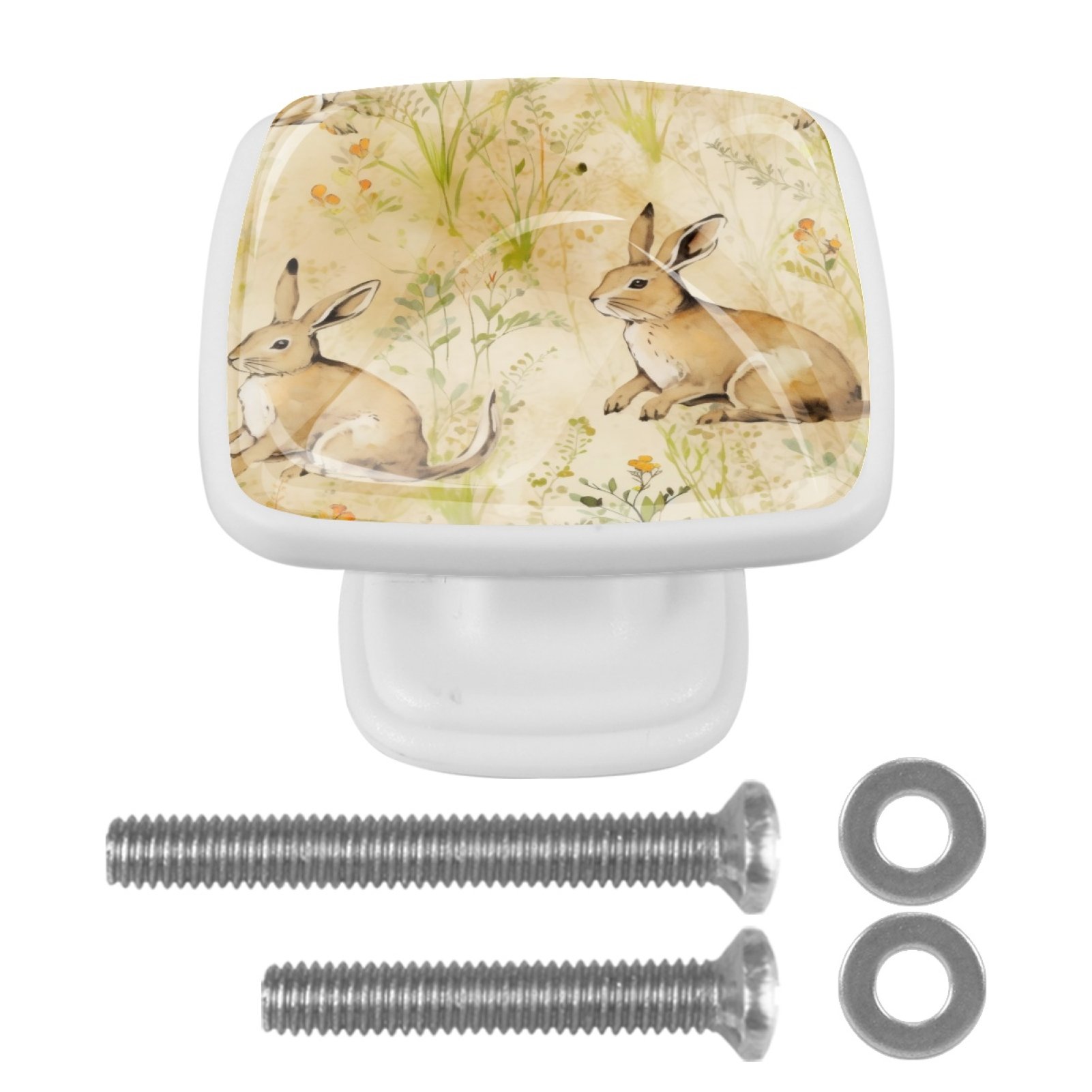 Easter Animal Rabbits Cabinets Door and Drawers Knobs Pulls,Furniture ...