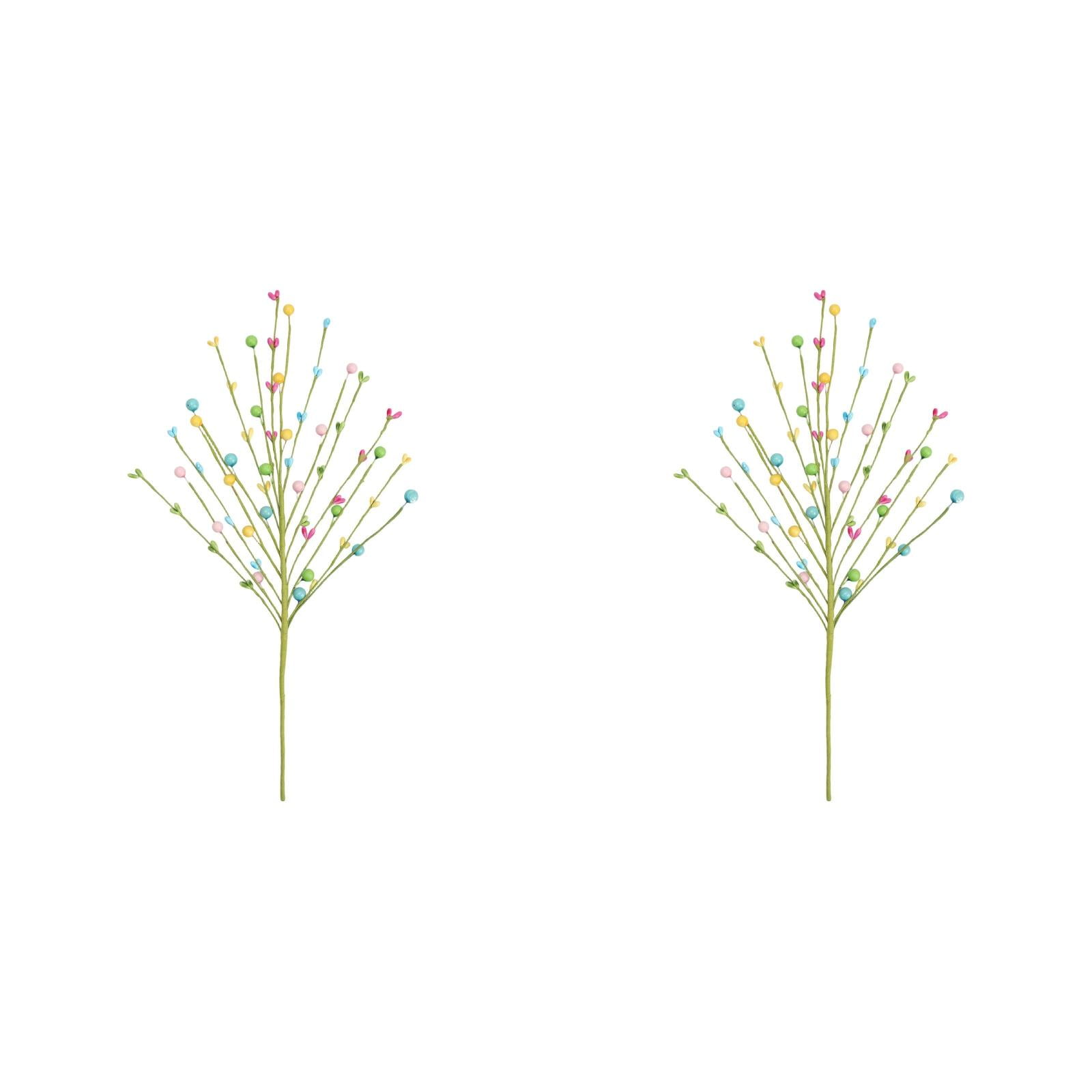 Easter Artificial Spring Berry 17 Inch Beaded Picks For Home Vase ...