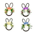 Easter Artificial Wreath - Spring Bunny Wreath for Front Door Home ...