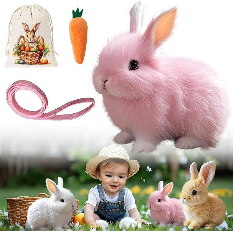 Easter BUNBY BUNNY, MY REALISTIC BUNNY TOY, Realistic Bunny Rabbit Toys ...