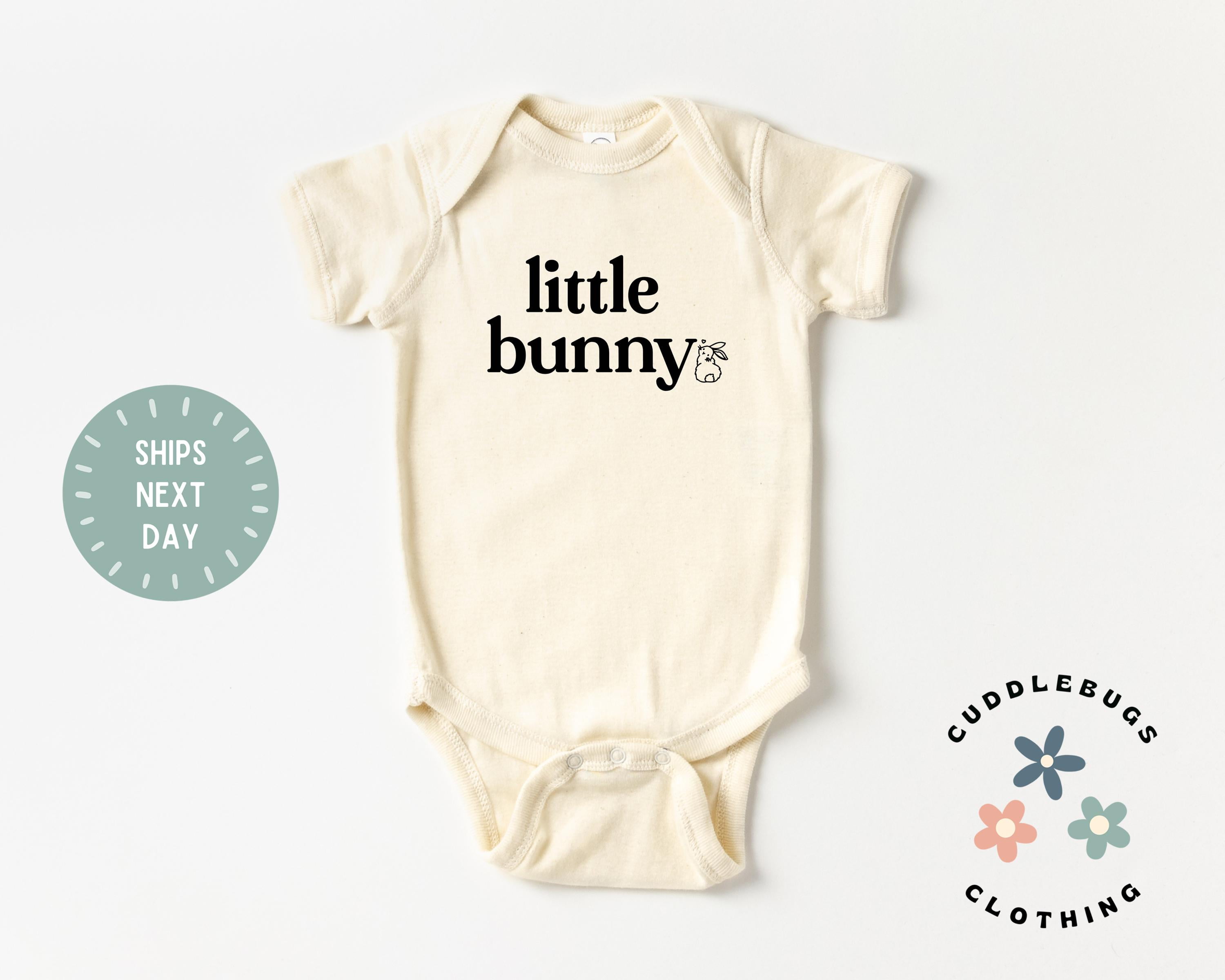 Easter Baby Onesies Bodysuit, Cute Little Bunny Baby Bodysuit, Baby 1St ...
