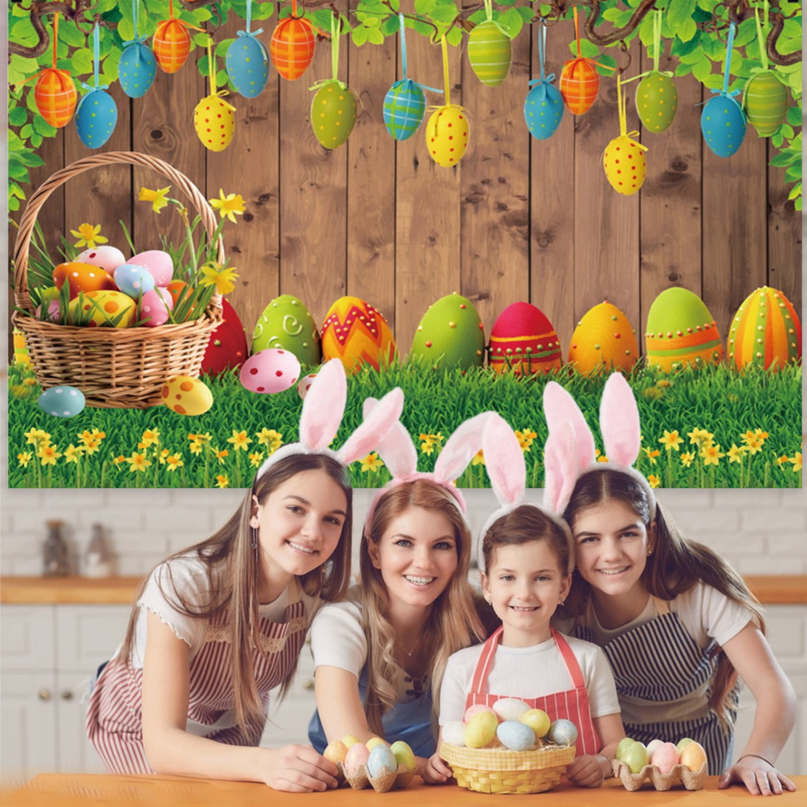 Easter Banners 3 Different Sizes Holiday Banners Easter Backdrops Happy ...