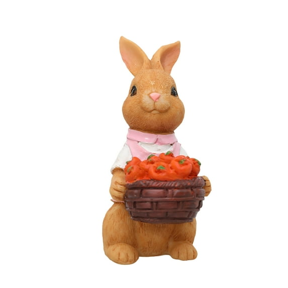 Easter Basket Bunny Ornament Garden Courtyard Decoration Crafts Window ...