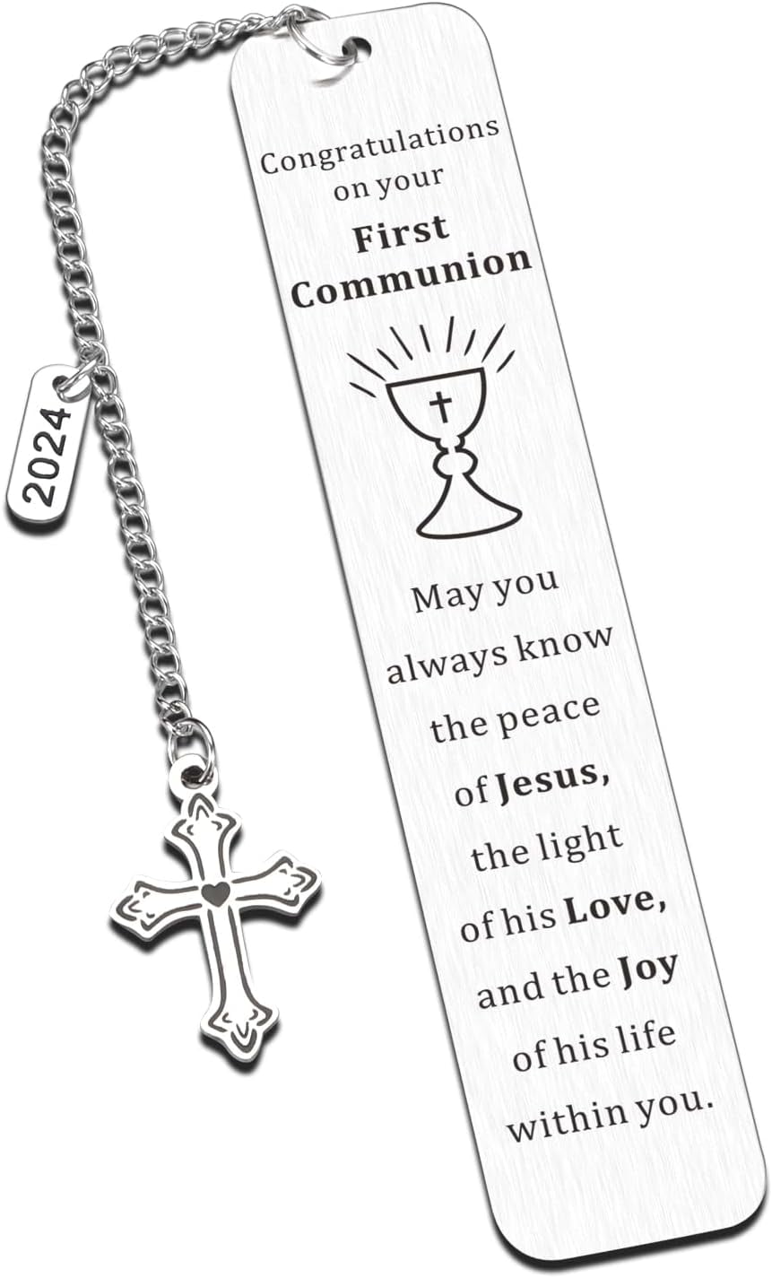 Easter Basket Catholic Bookmarks First Communion Gifts for Girls Boys ...