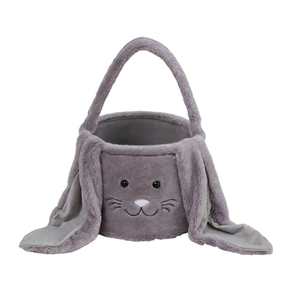 Easter Basket with Easter Bunny Stuffed Animal, Easter Stuffed Bunny ...