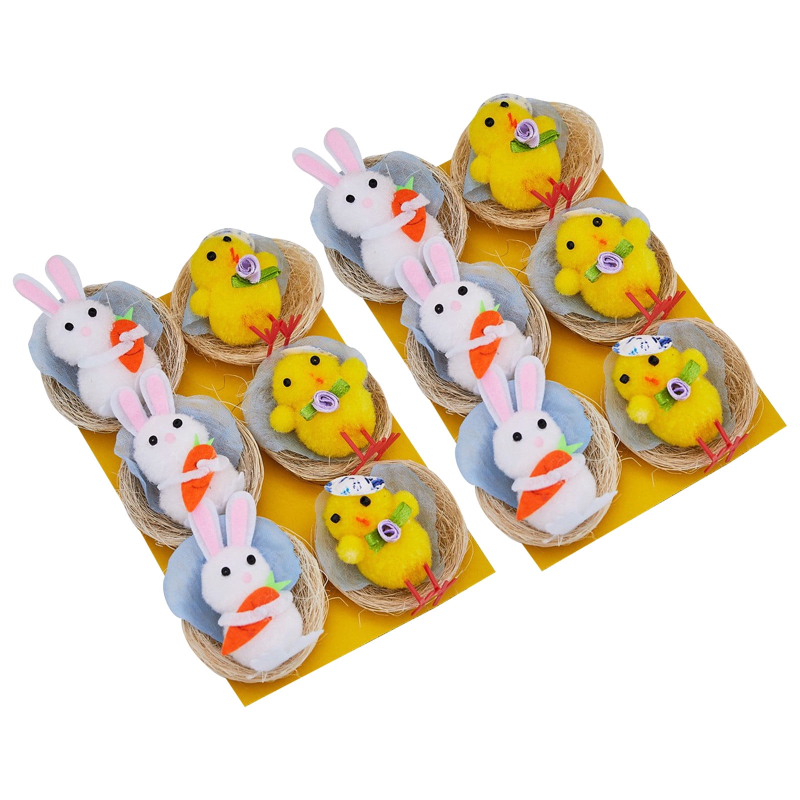 Easter Basket Essentials Easter Decoration Set With Artificial Eggs ...