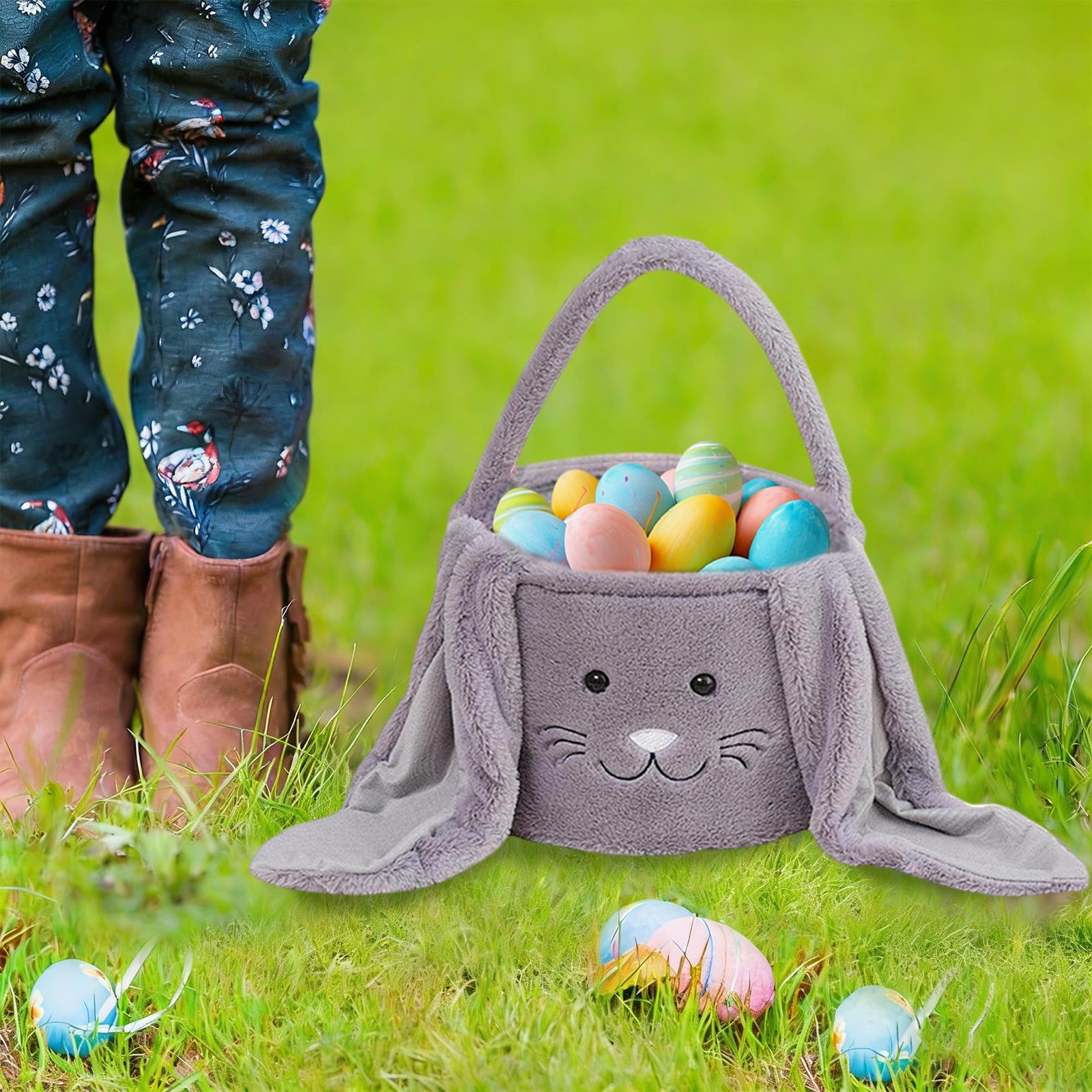 Easter Basket Filler For Teens Plushs Rabbits Bag Easter Bag Children's ...
