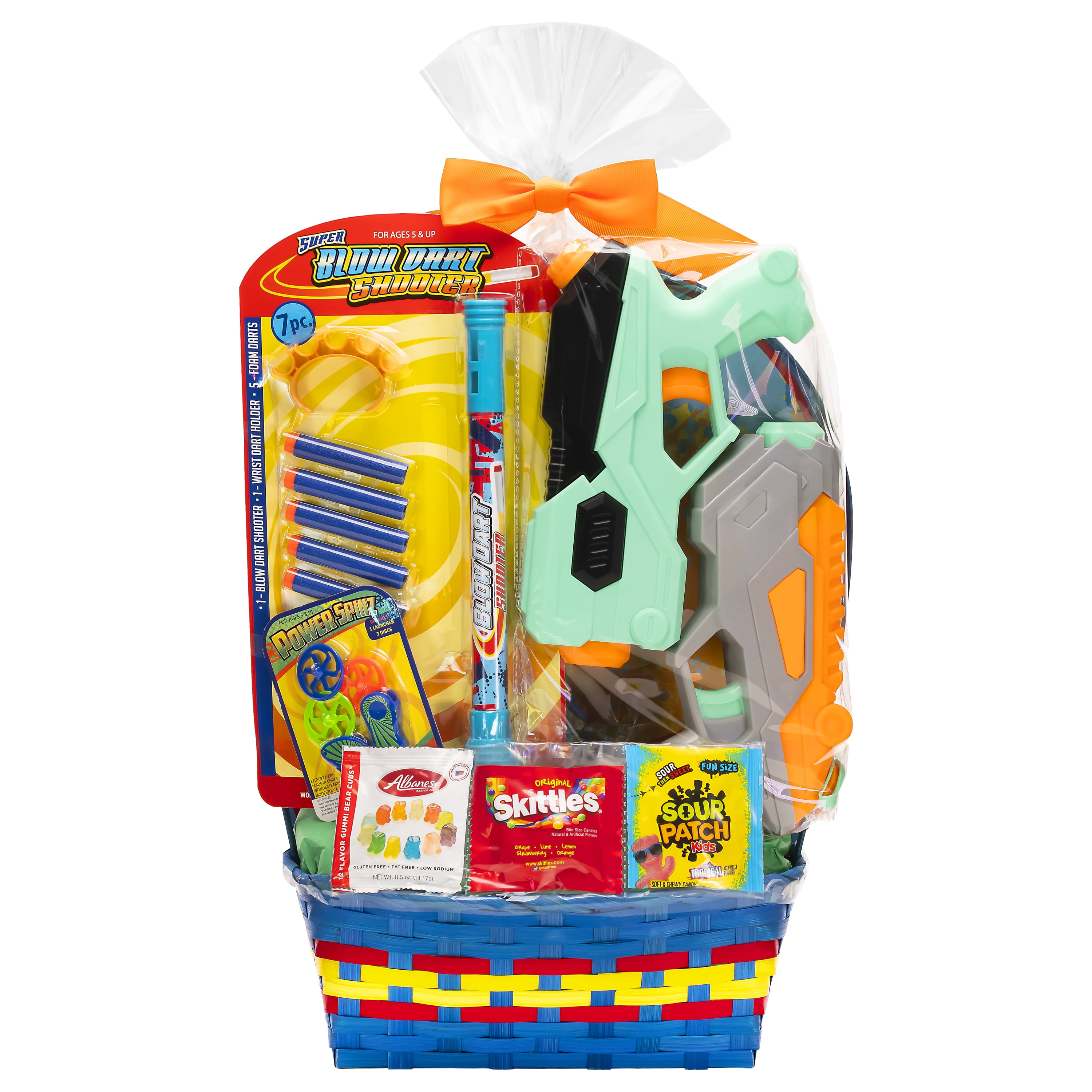 Easter Basket Gift Set Blast 'O Fun Toys and Candies - Walmart.com