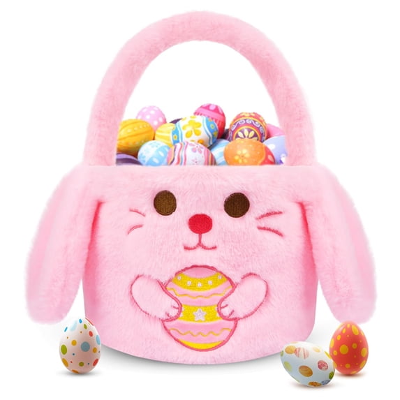 Easter Basket for Kids,Bunny Basket with Handle,Rabbit Storage ...