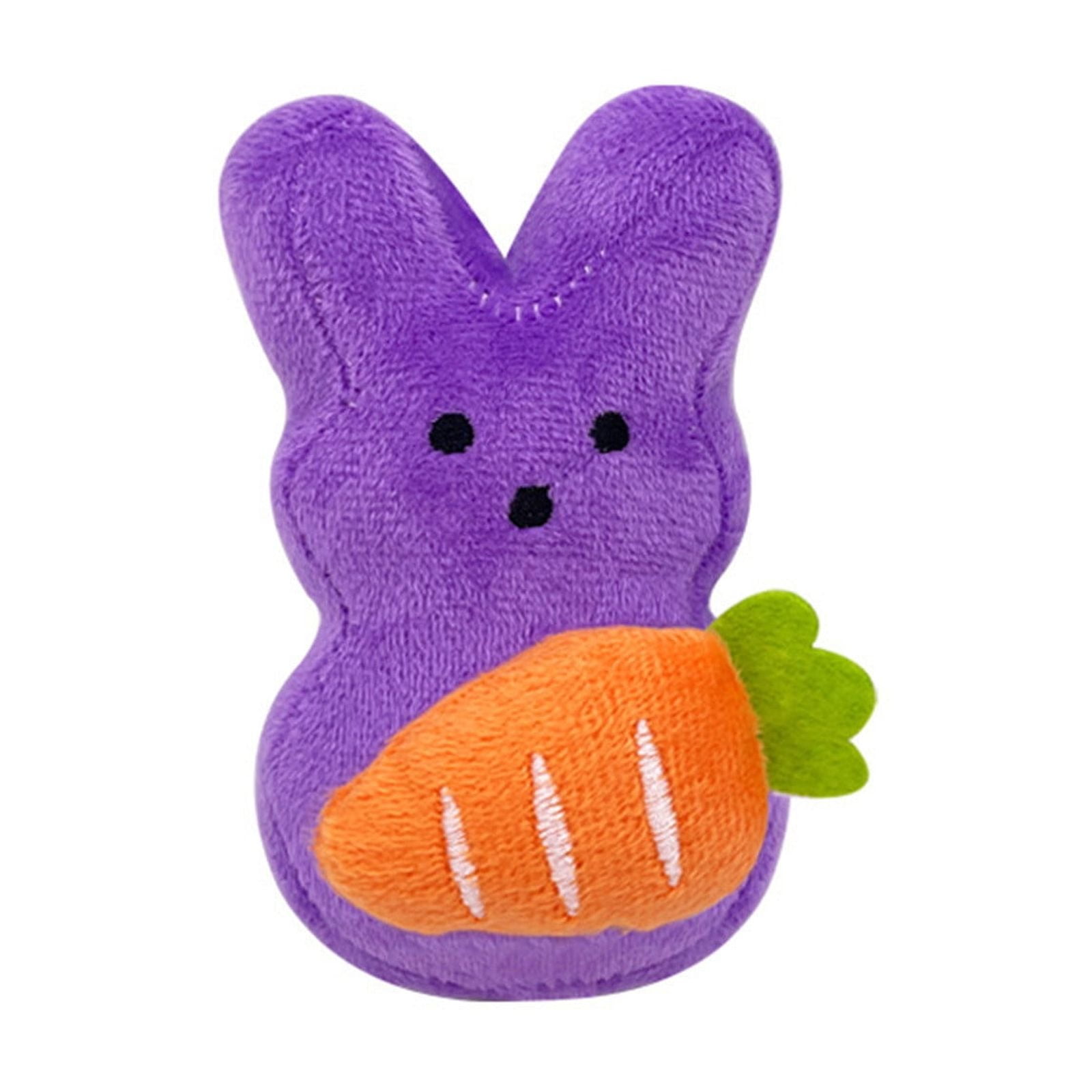 Easter Basket Stuffer Plush Animal, Peeps Bunny with Premium Materials ...