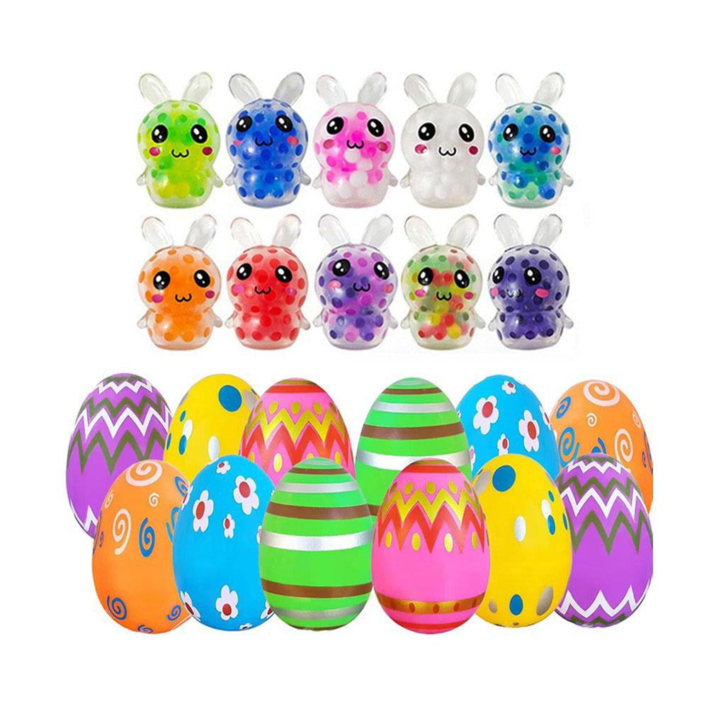 Easter Basket Stuffers, 12 Pack Easter Bunny Stress Balls for Adults ...