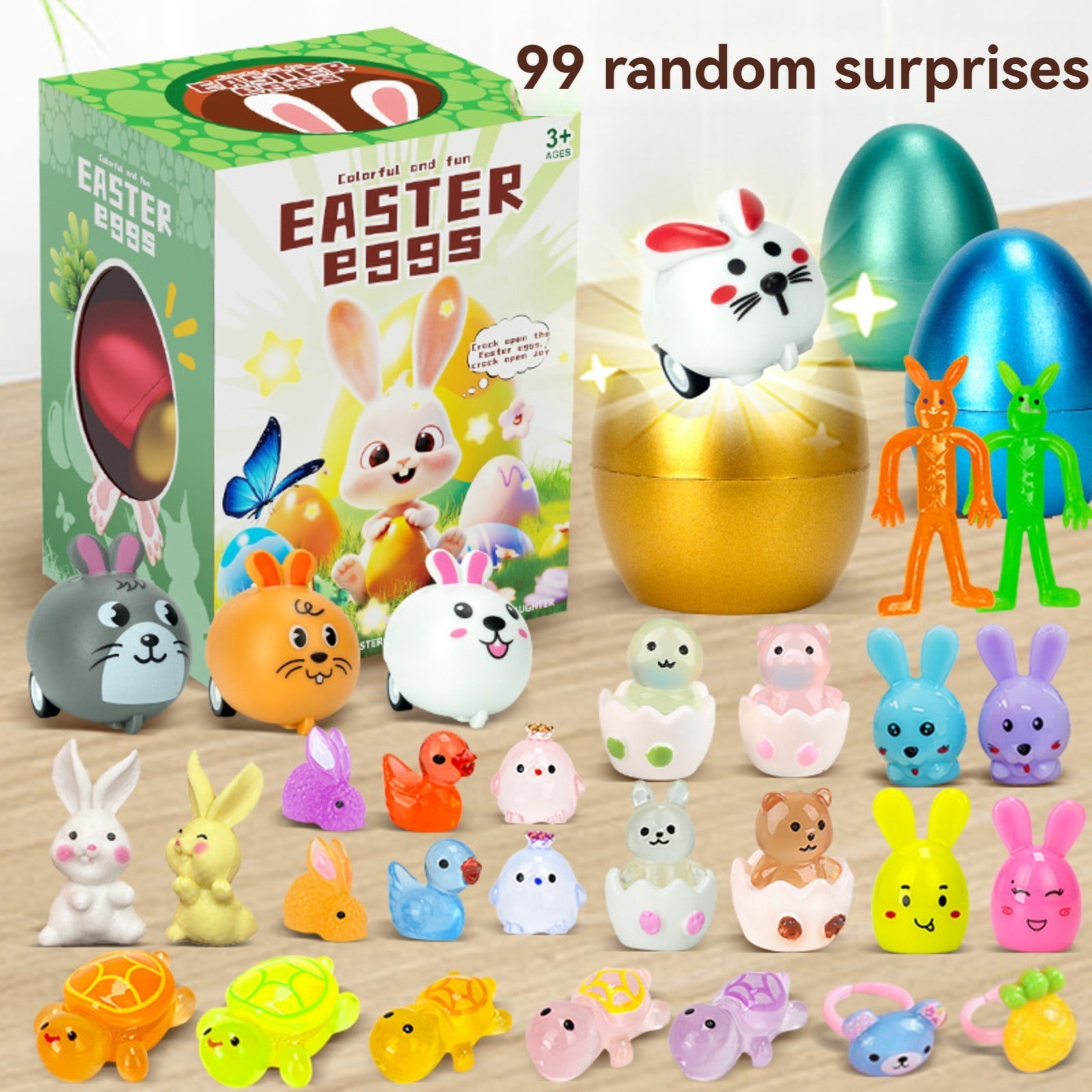 Easter Basket Stuffers Easter Egg , Bulk Easter Eggs with Toys Pre ...