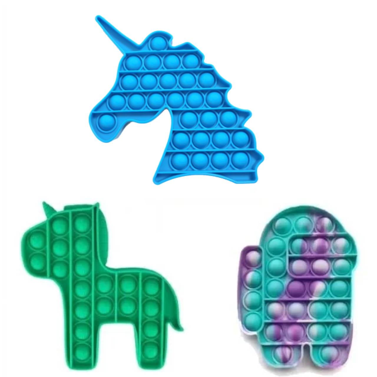 Easter Basket Stuffers Frog Fidget POP Toy 3Pack Fidget Push Bubble ...