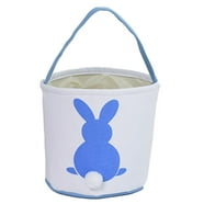 CHERISHGARD 2 Pack Easter Cute Bunny Baskets for Kids Egg Hunt，Basktes ...